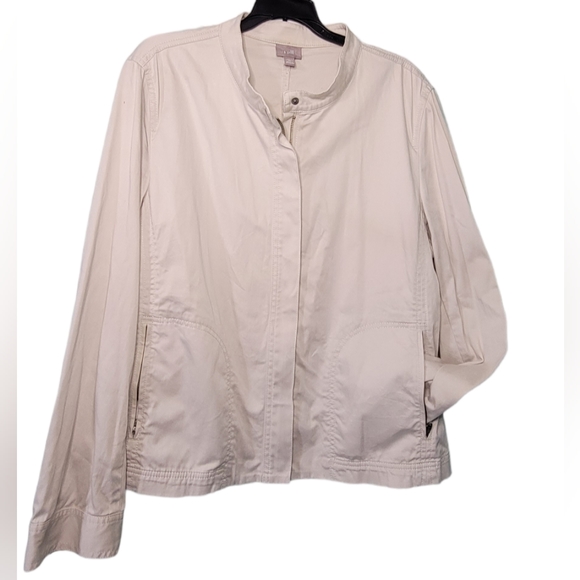 J. Jill | Jackets & Coats | Jjill Cream Jacket | Poshmark